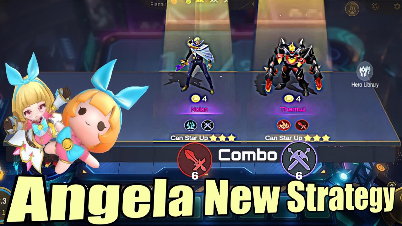 ANGELA COMMANDER NEW STRATEGY 🔥 BEST COMBO ANGELA MCGG, MAGIC CHESS GO ...