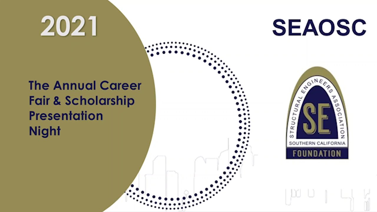 SEAOSC Student Scholarship Event - 2021 - YouTube