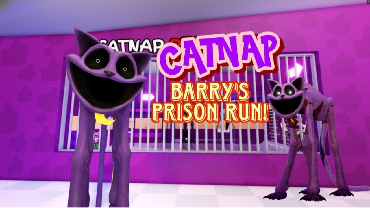 CATNAP BARRY'S PRISON RUN OBBY FULL WAIKTHROUGH GAMEPLAY ROBLOX - YouTube