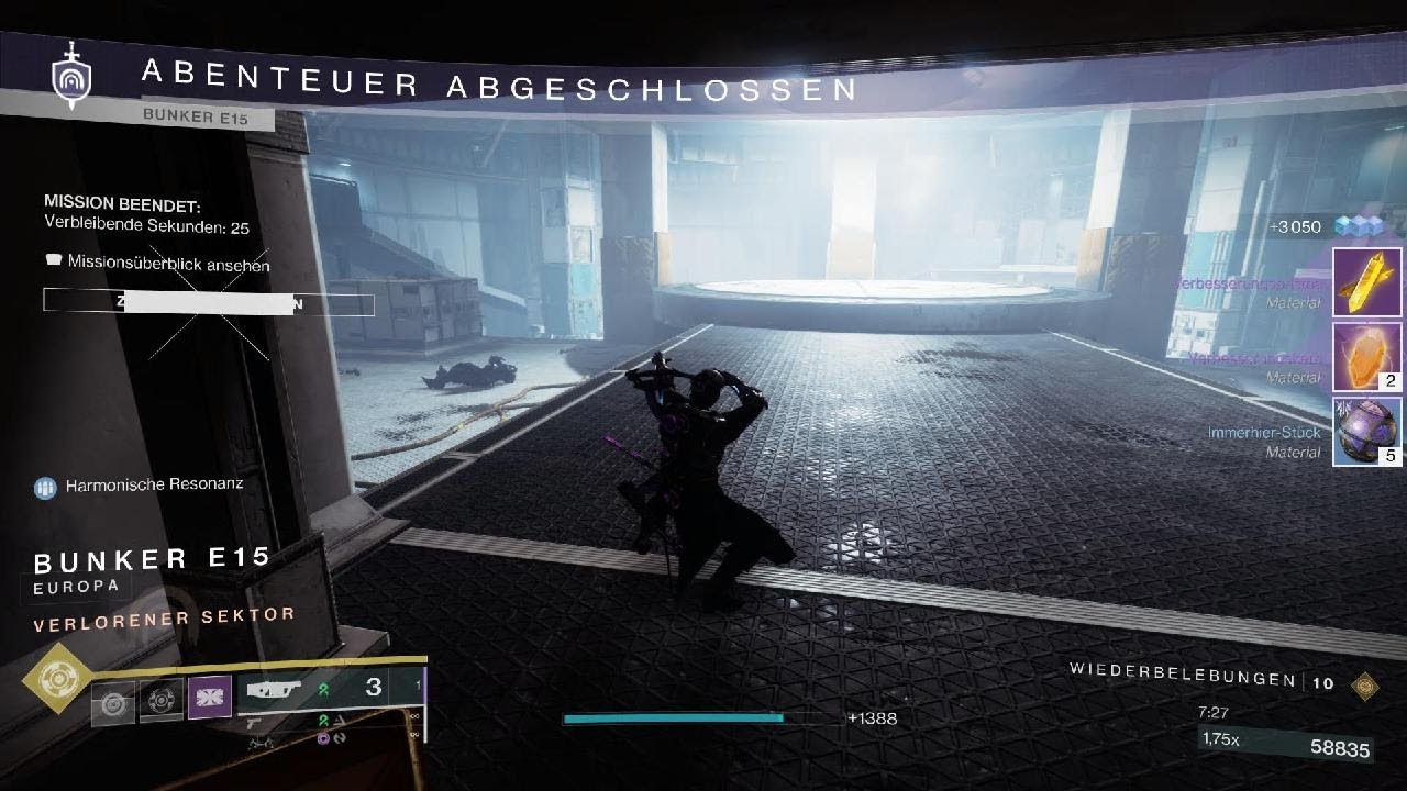 Destiny 2 Verlorene Sektor Bunker E15 (Titan Leere boom) S20 - YouTube