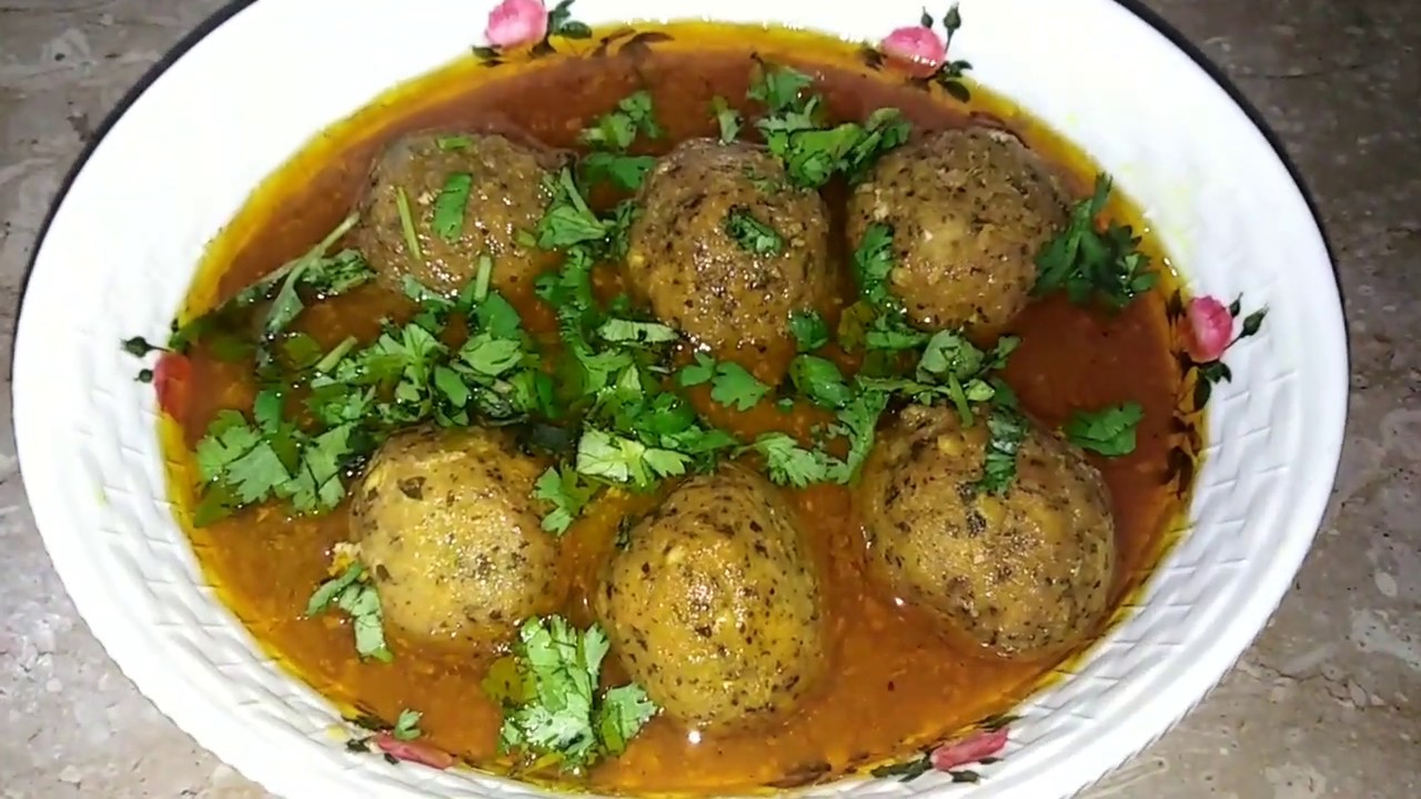 Kofta Ka Salan Ki Recipe | Chicken Balls Recipe | Chicken Kofta Curry ...