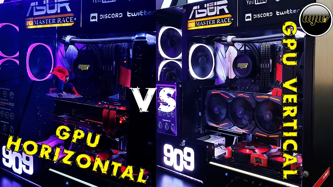 GPU Vertical VS Horizontal. Solo estética? Merece la pena y por qué ...