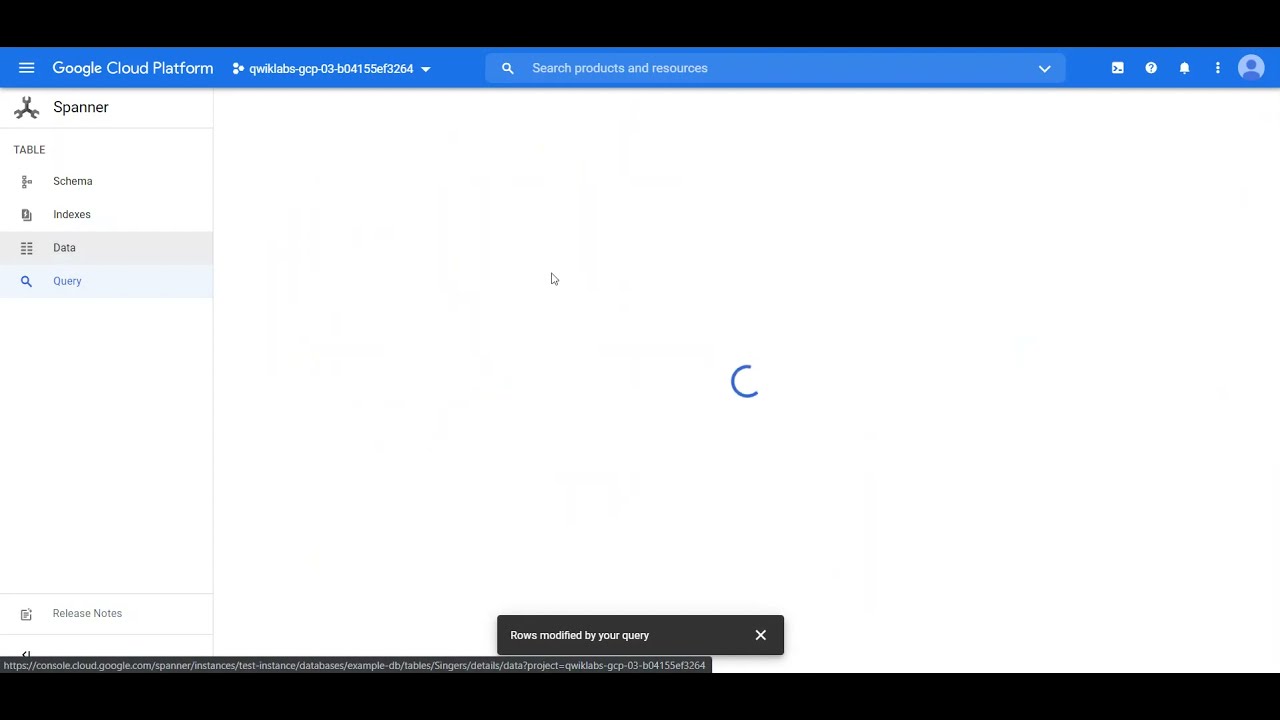 Cloud Spanner: Qwik Start(Lab) - YouTube