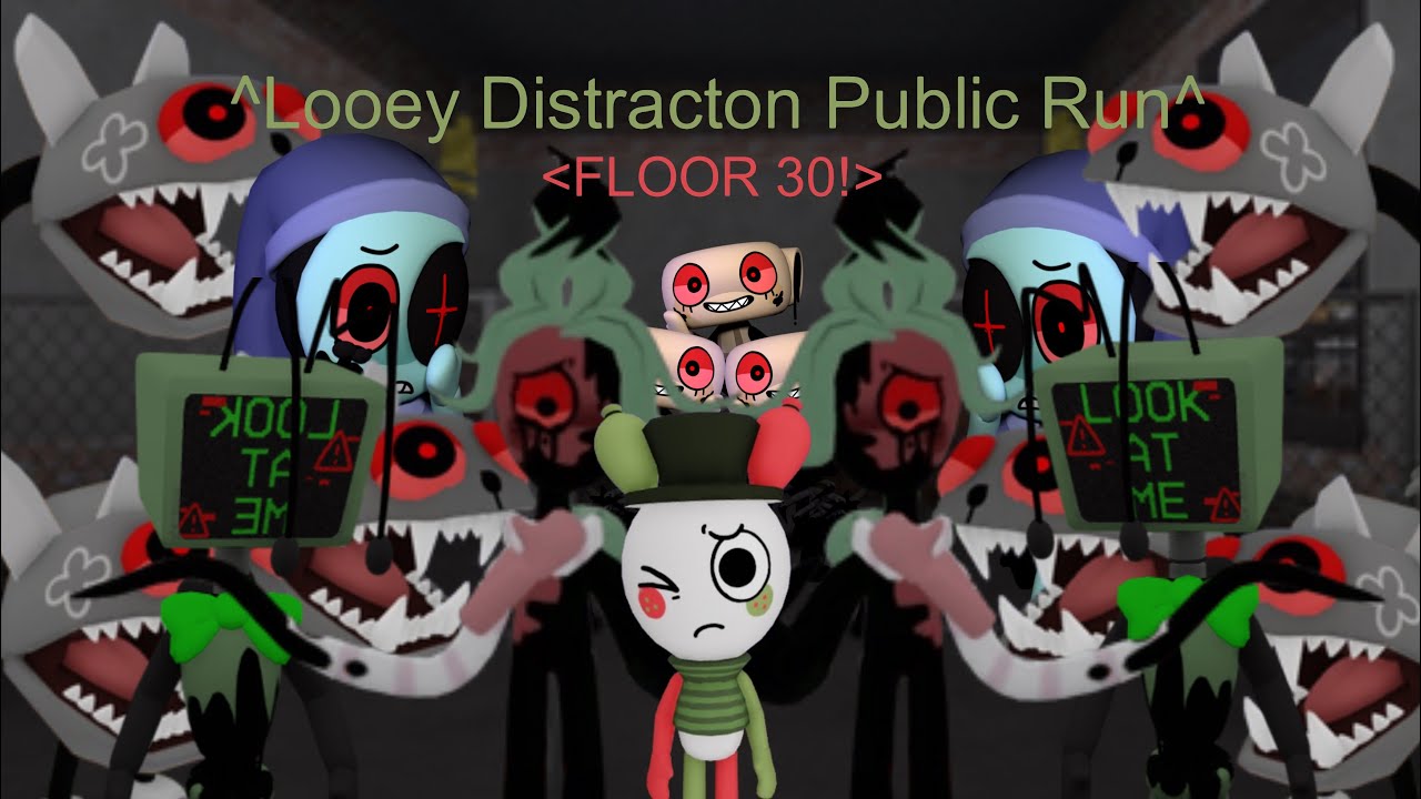 Looey Public Run Distracting (FLOOR 30!!!) | Dandy’s World - YouTube