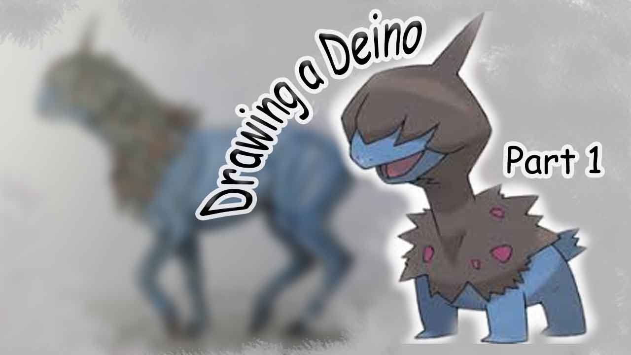 Drawing Deino P1 what makes the animal - YouTube