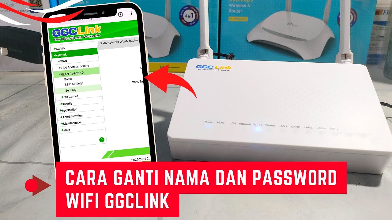 Cara Ganti Nama & Password WiFi GGCLink Terbaru | Praktis dan Cepat! - YouTube