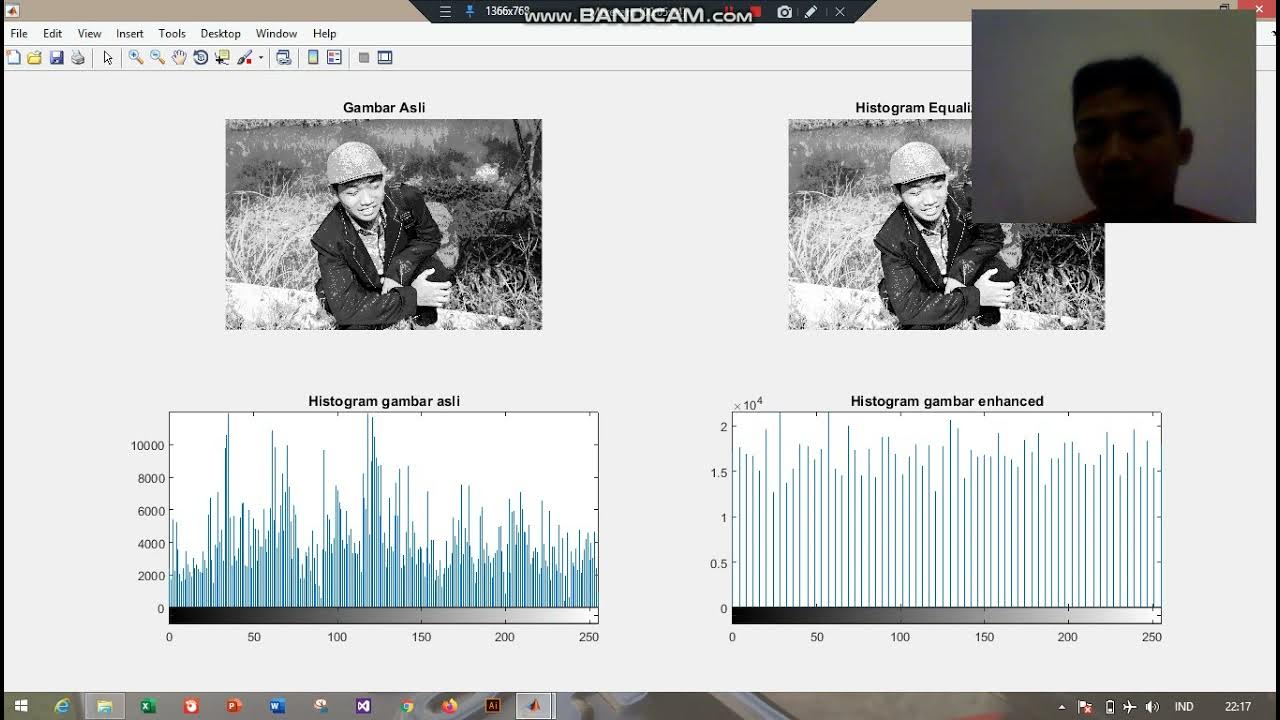 PRAKTEK MATLAB (IMAGE ENHANCEMENT) - YouTube