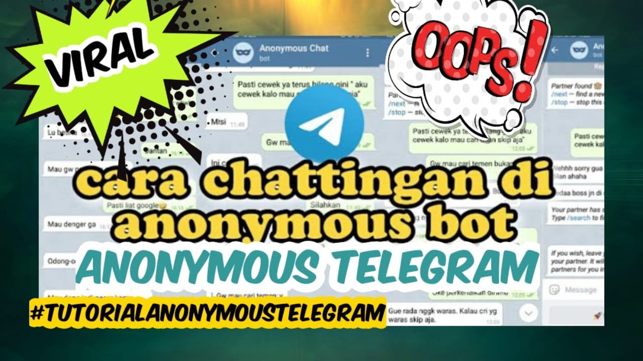 Anonymous Telegram I Anonymous Chat Telegram I Cara Chattingan ...