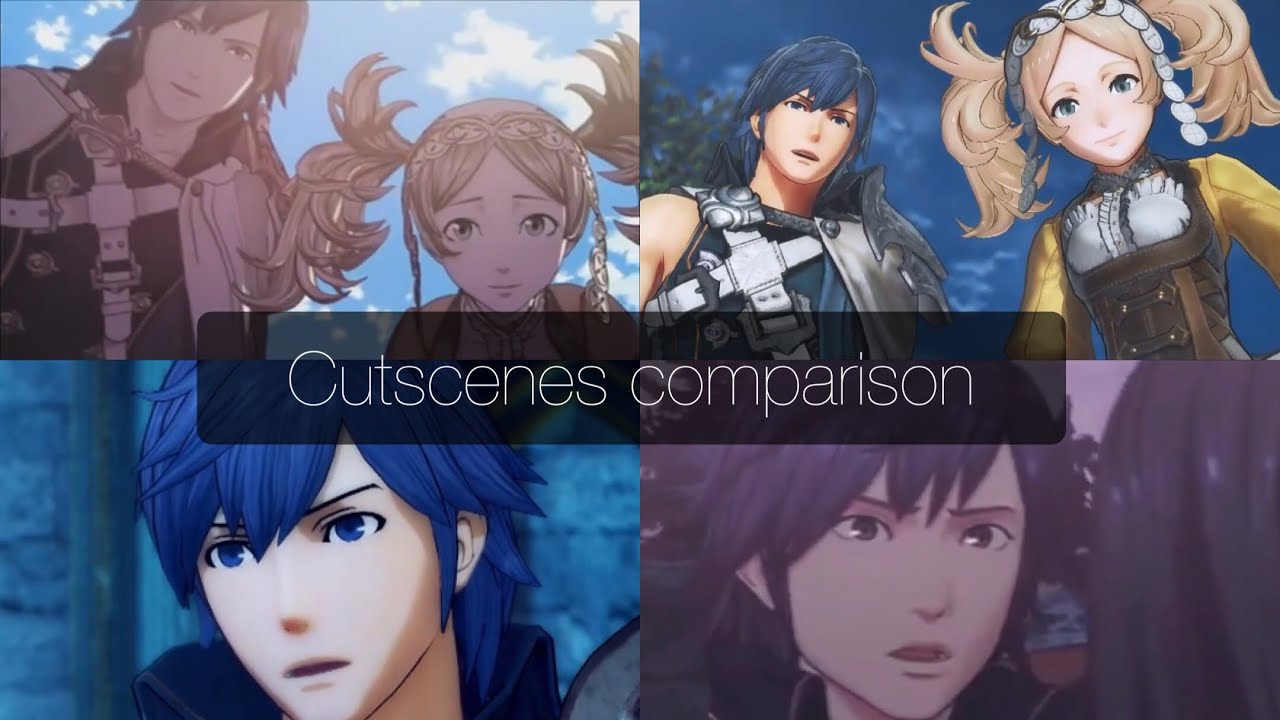 Fire Emblem: Awakening vs Warriors Cutscenes Comparison (Chrom and ...