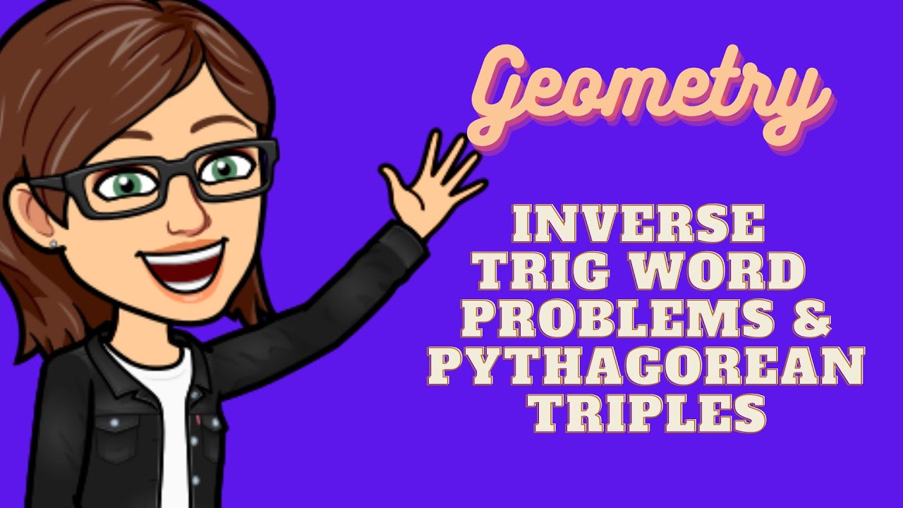 Inverse Trig Word Problems | Pythagorean Triples - YouTube