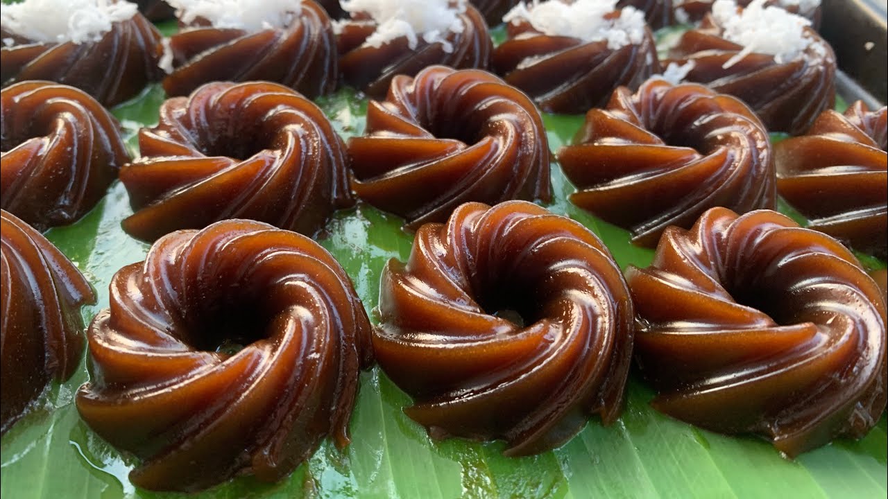 Kuih Kasuwi Gula Merah Gedik Sukatan Cawan - Anti gagal - YouTube