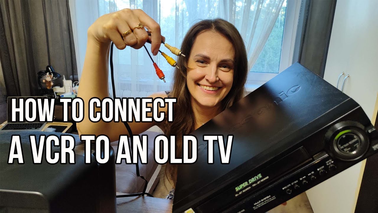How to connect a VCR to an old TV - YouTube
