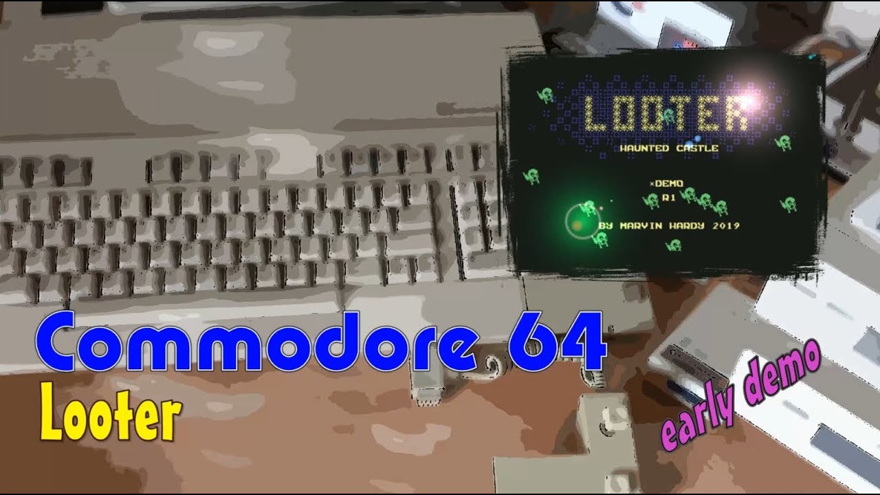Commodore 64 =Looter= early demo - YouTube