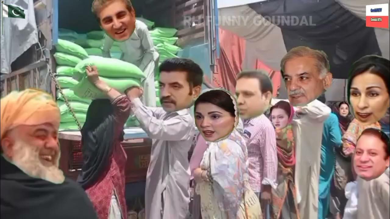Sher Afzal Marwat free atta people,Maryam Nawaz joined the line,funny moment caught on camera ...