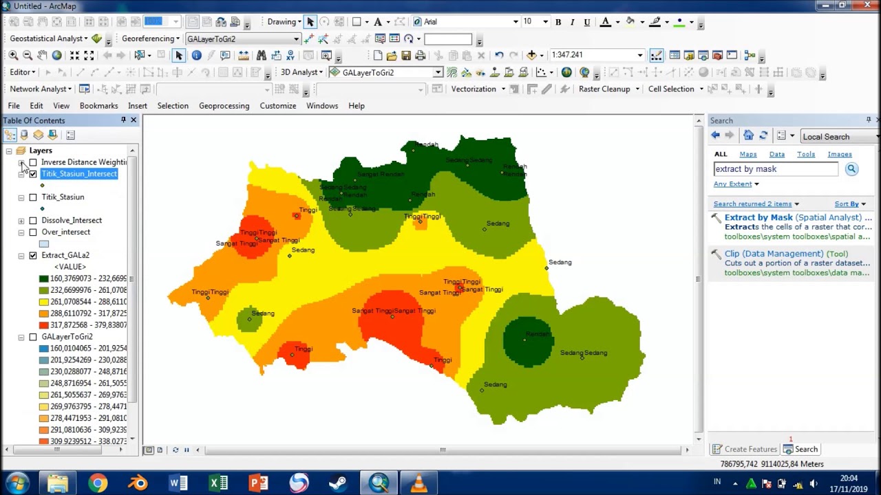 Analisis Spasial 2D Metode Interpolasi (IDW & Kriging) - YouTube