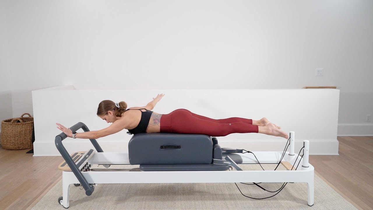 14 Min Strengthen Your Back Body - Reformer Pilates - YouTube