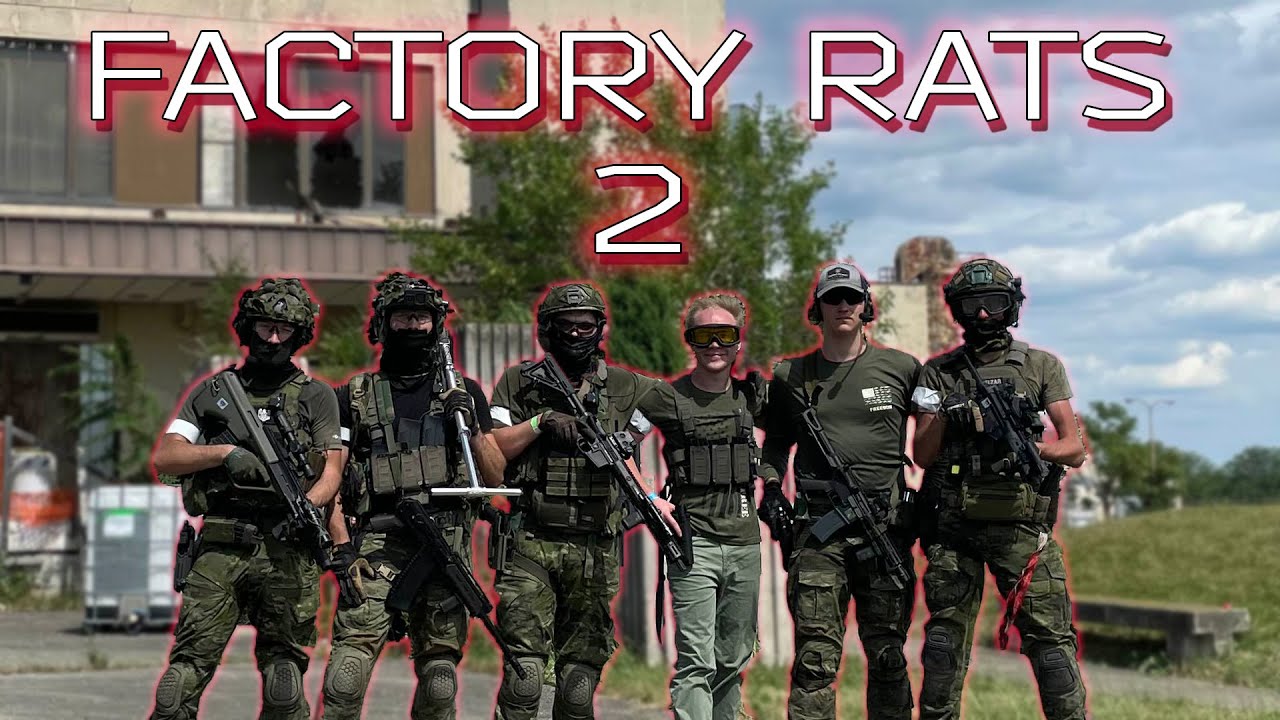 FACTORY RATS 2 | Airsoft at Abandoned Factory | TM Saiga 12 K Gameplay ...
