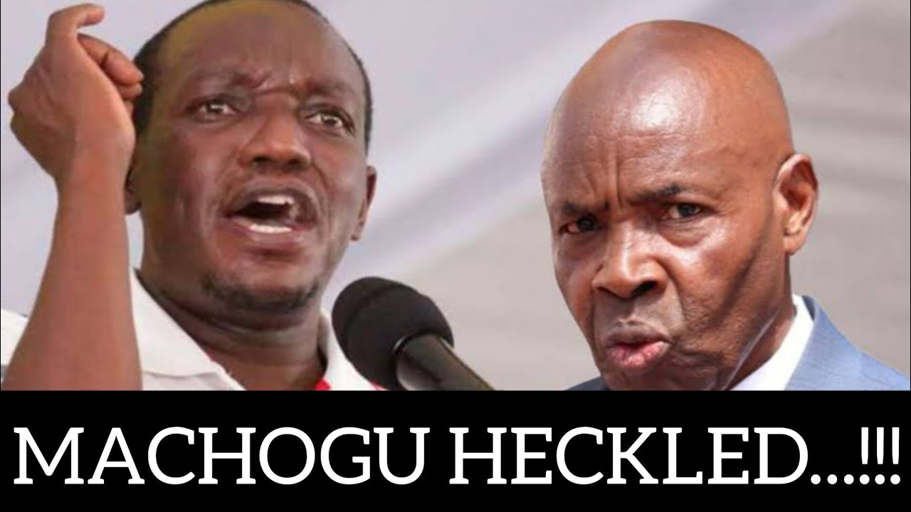 Ruto's CS Machogu HECKLED in Kisii as he reads Ruto's speech - YouTube