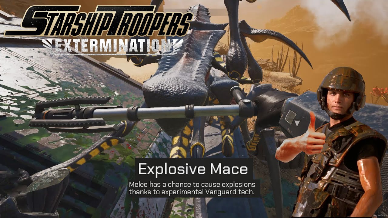 Starship Troopers Extermination - Explosive Mace Rampage - YouTube