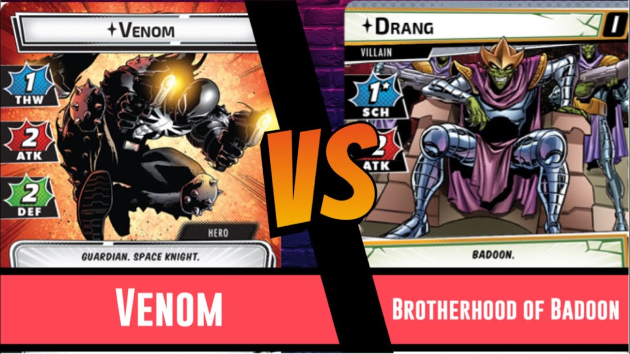 Marvel Champions | Venom | Playthrough | Vs Drang | True Solo ...