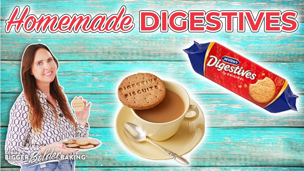 How to Make Digestive Biscuits Homemade - YouTube