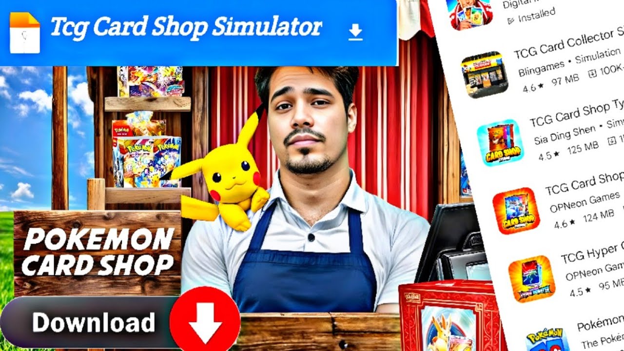 Tcg Pokemon cards shop simulator Download On Android | How to Download ...