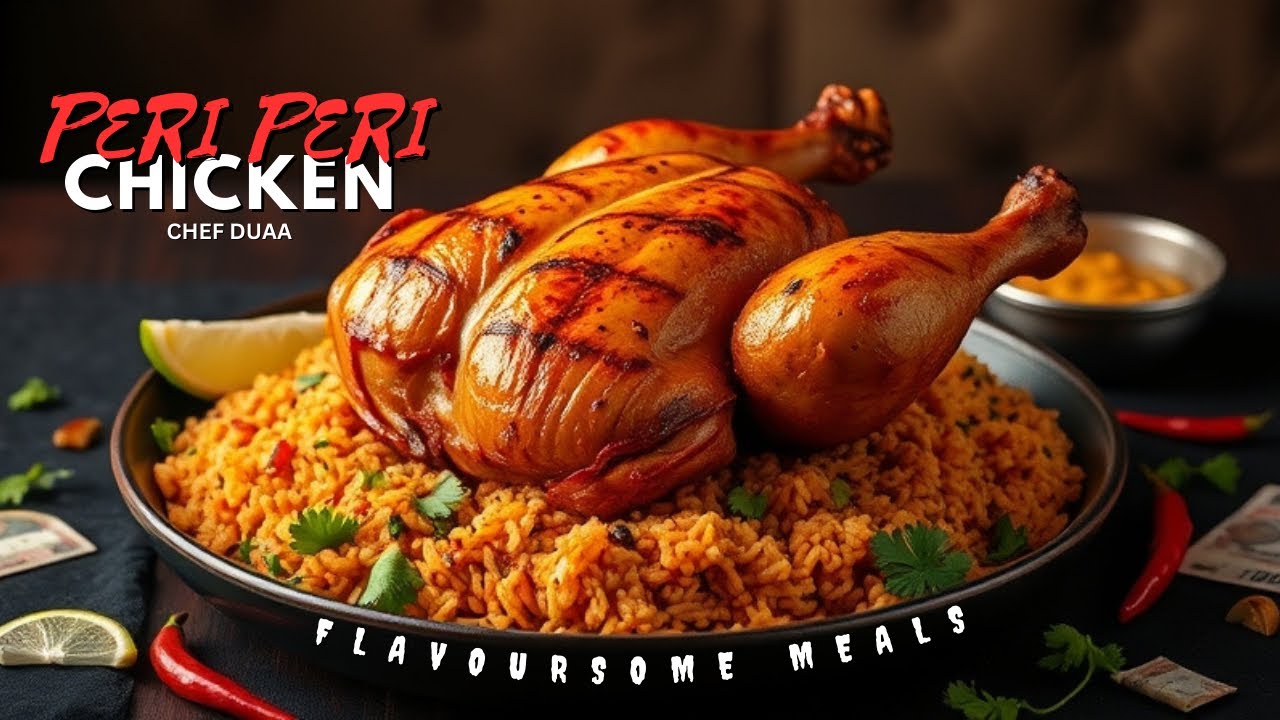 Peri peri Chicken | Peri Peri Rice | Peri Peri Sauce | Homemade ...
