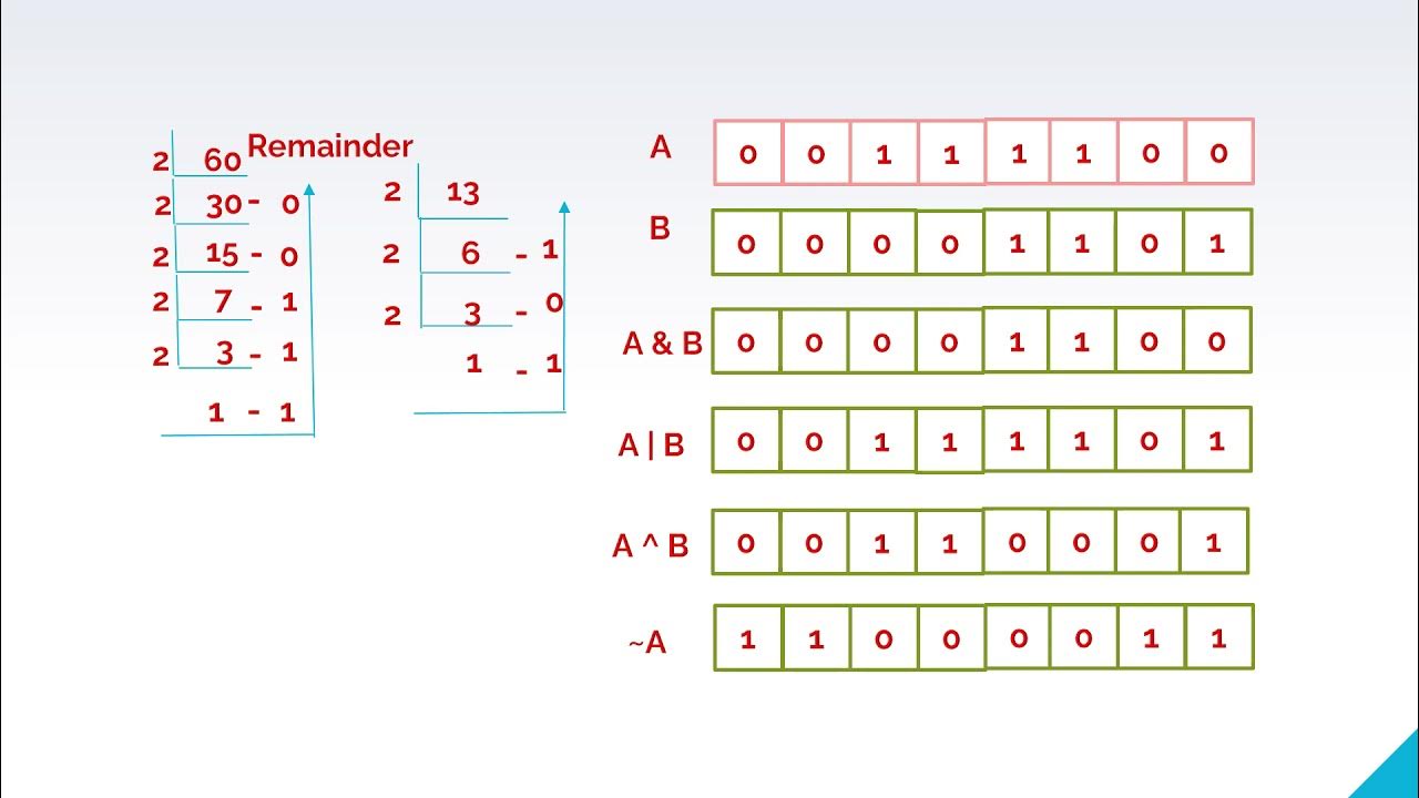 Bitwise Operators C Programming Tamil Youtube