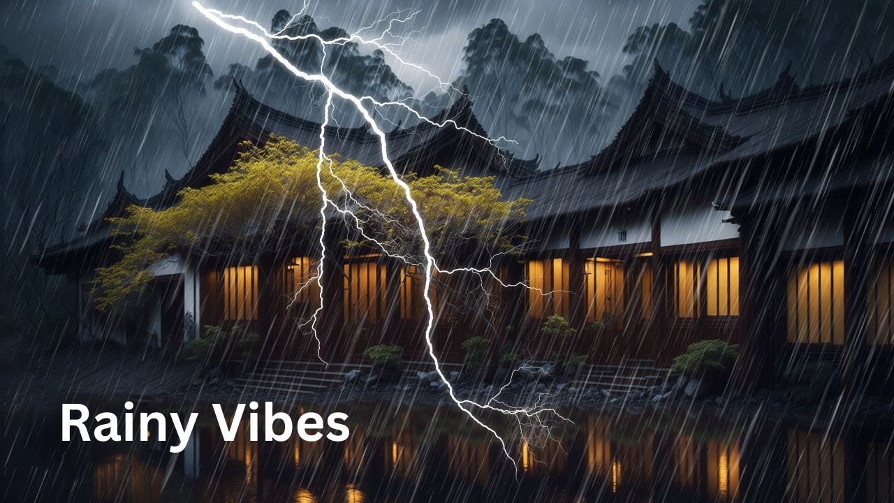 Deep rain Sounds for Sleeping & meditation. Fall Rainy Vibes. 8-Hour ...