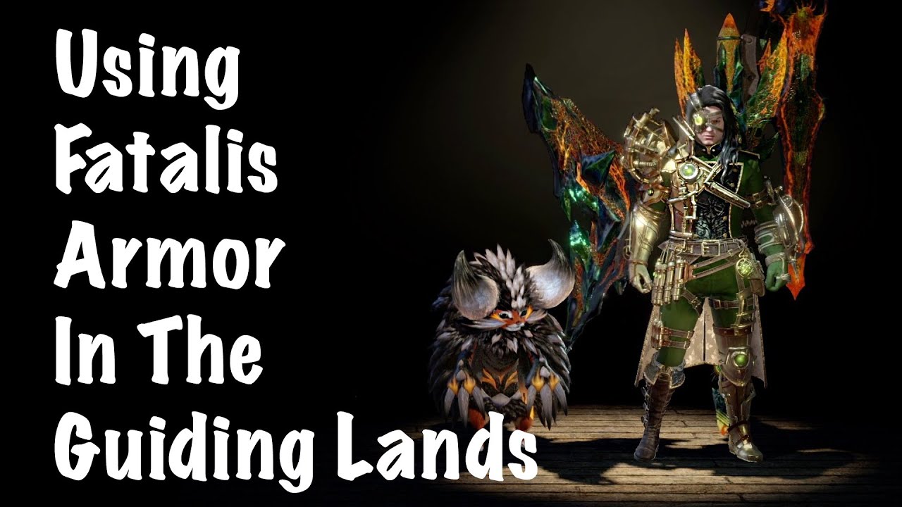 Monster Hunter World Iceborne Using Fatalis Armor In The Guiding Lands ...