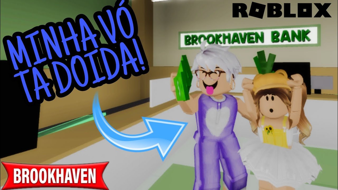 Roblox- A VOVÓ DOIDONA ! (HISTORINHA NO BROOKHAVEN) - YouTube
