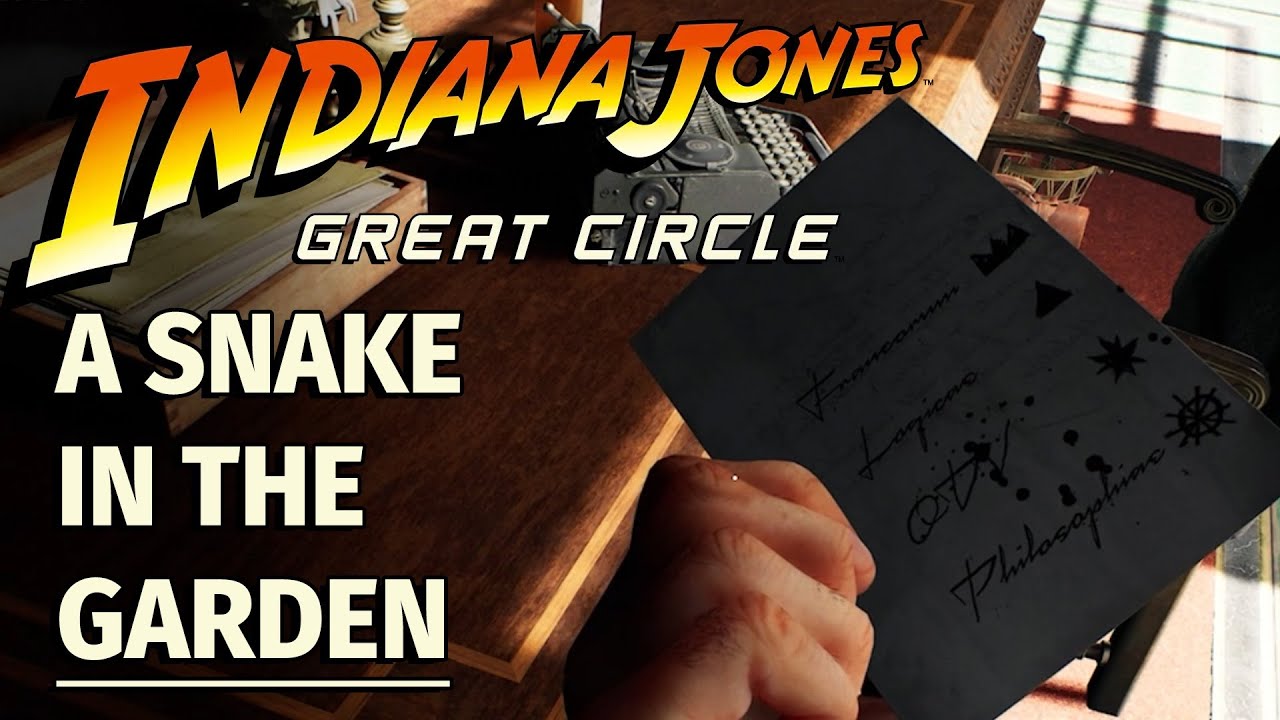 A Snake in the Garden Indiana Jones and the Great Circle - YouTube