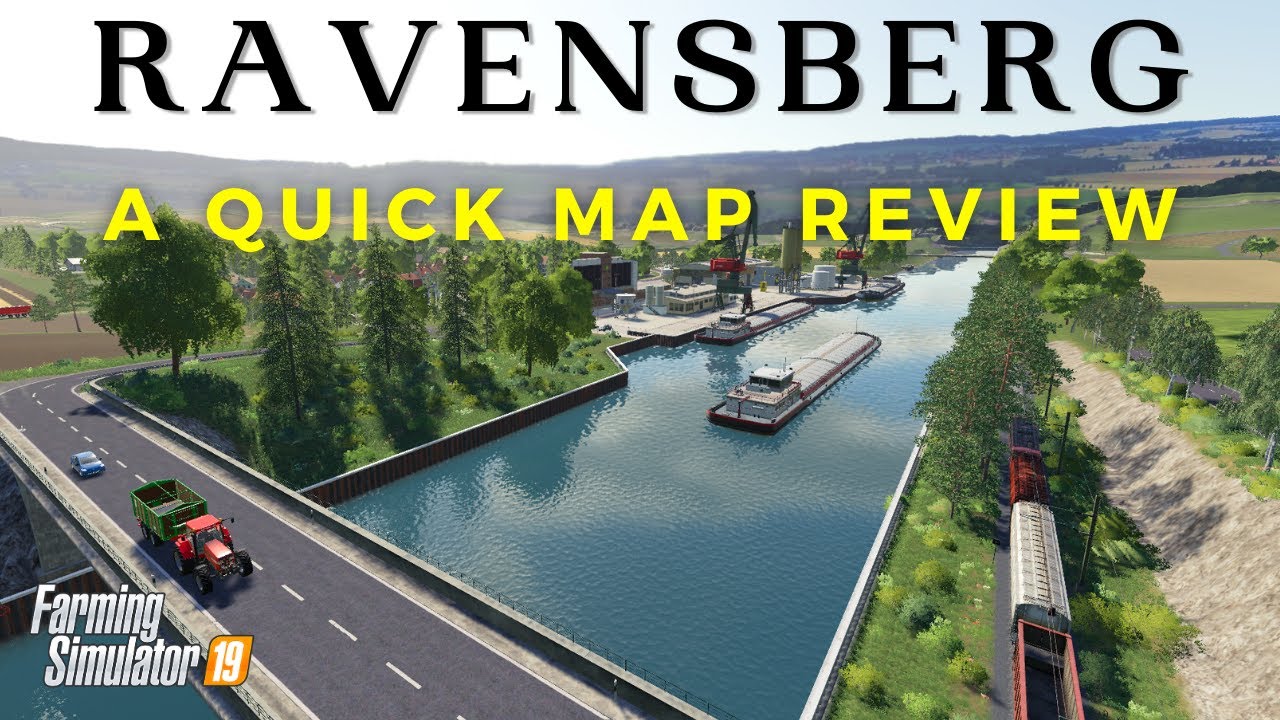 RAVENSBERG | FS19 | New Map Review & Tour - YouTube