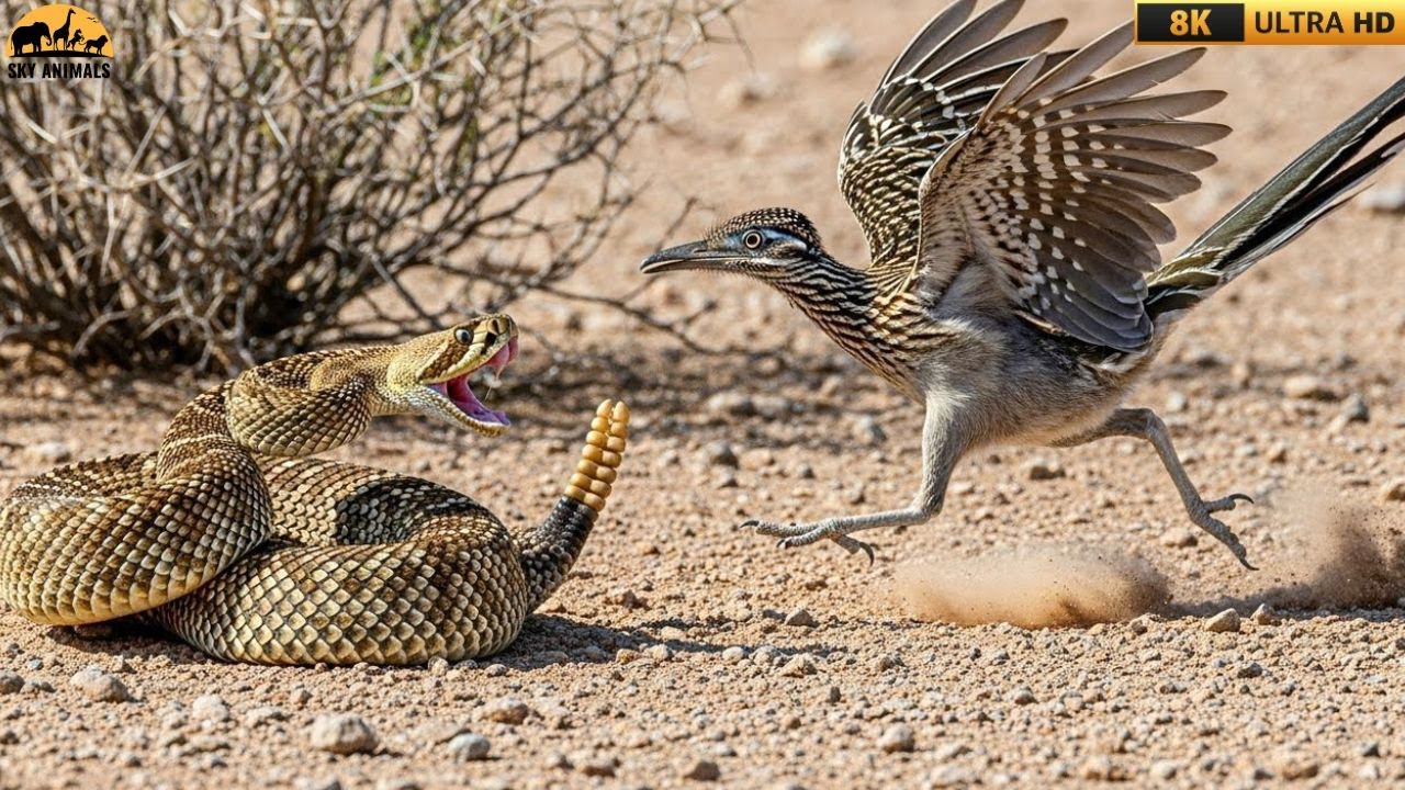 Speed vs Venom | Roadrunner Outsmarts the King Cobra! - YouTube