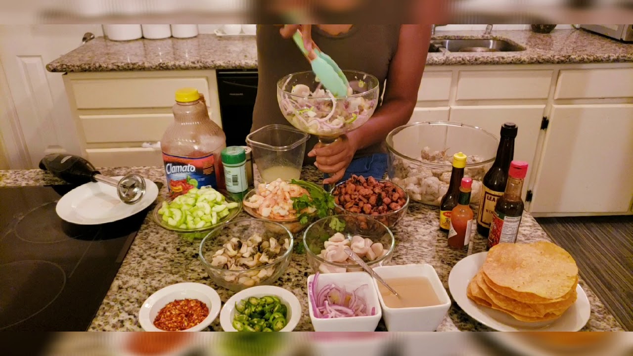 Riquísimo mixto de mariscos frescos. - YouTube