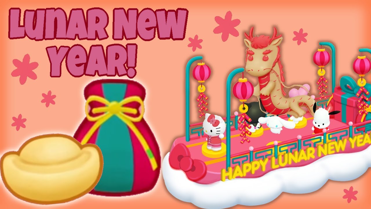 Lunar New Year's Float! | Roblox My Hello Kitty Cafe | Riivv3r - YouTube