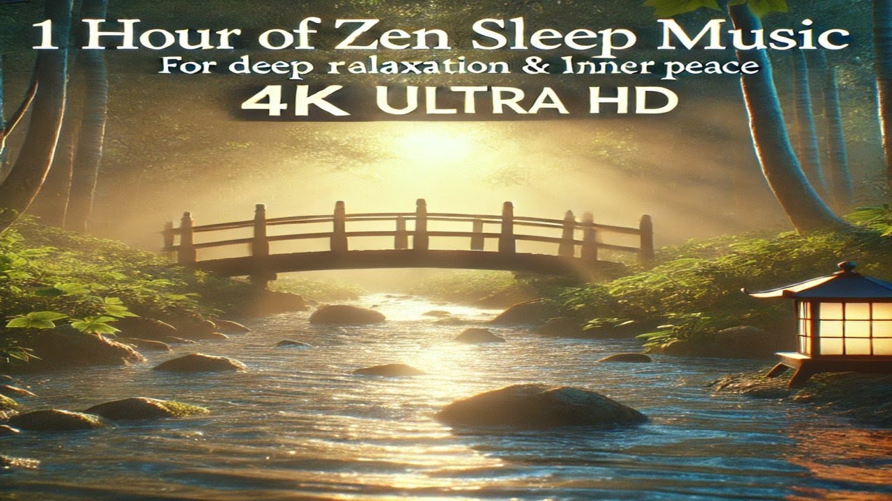 1 Hour of Zen Sleep Music for Deep Relaxation & Inner Peace 4K Ultra HD ...