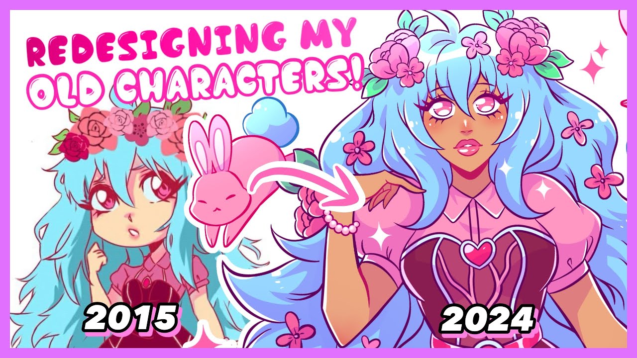 Redrawing My old Art 10 Years Later! - YouTube