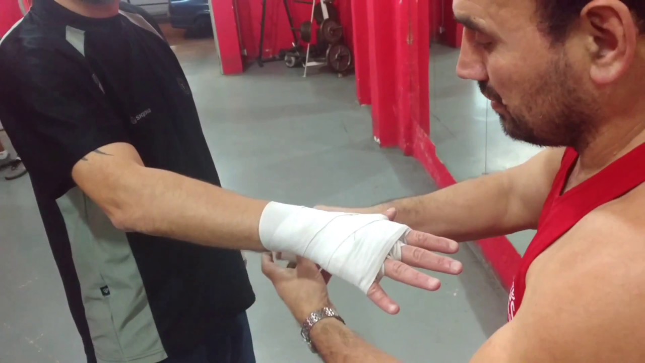 Clase de vendaje para boxeo por Dardo Giménez - YouTube