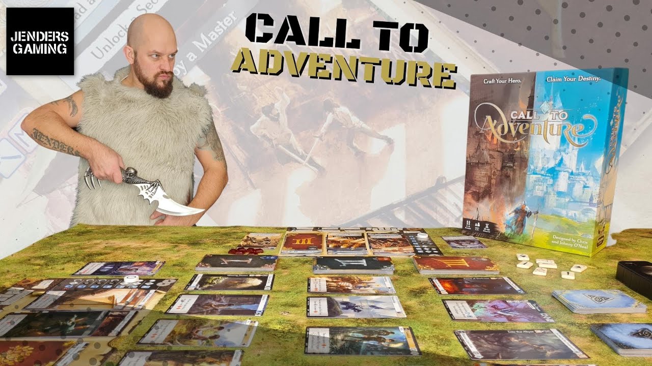 Call to adventure, board game, overview and how to play - YouTube