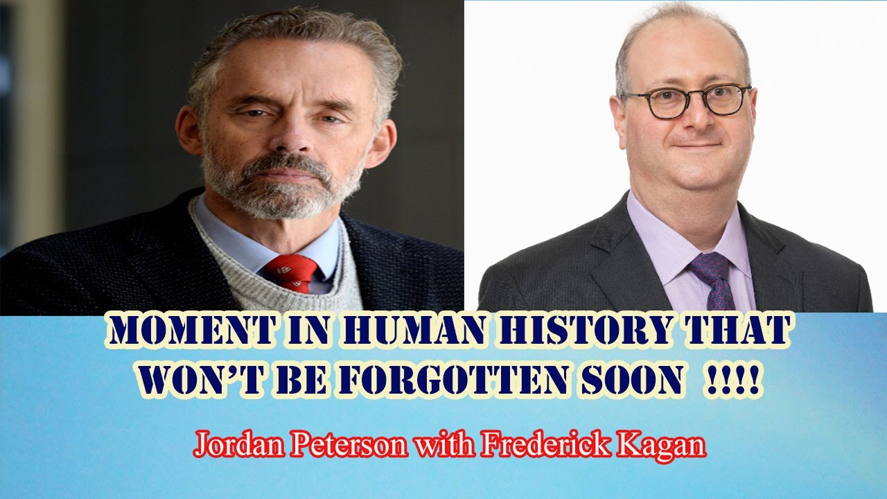 Jordan Peterson - Moment in human history that won’t be forgotten soon ...