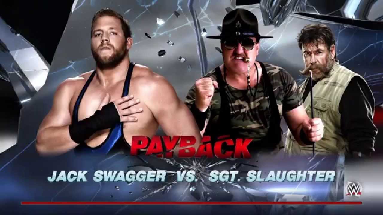 WWE 2K16 - Jack Swagger vs. Sgt. Slaughter - YouTube