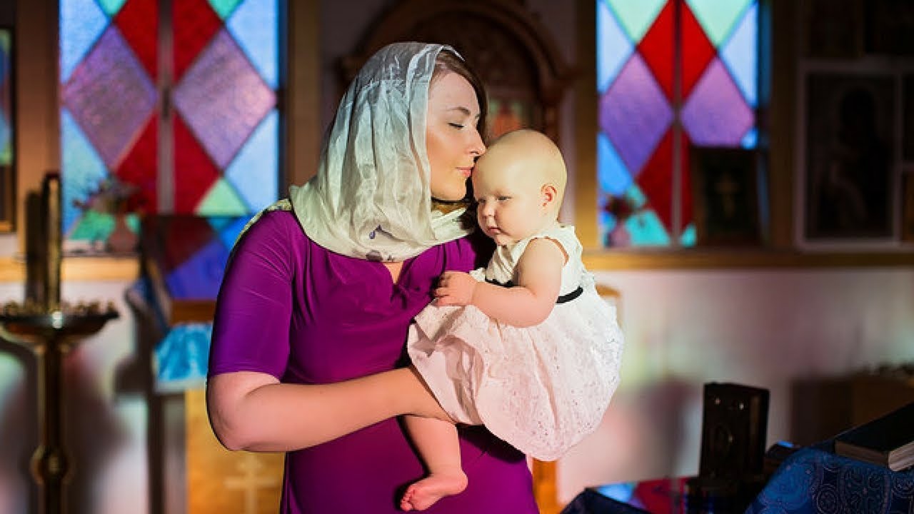 BAPTISM OF A LITTLE GIRL at the Orthodox Church - YouTube
