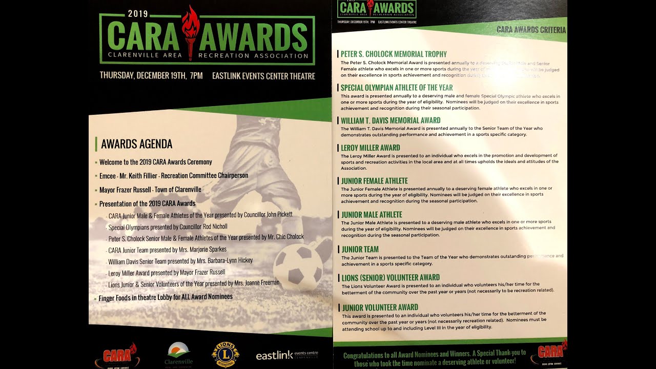 2019 CARA Awards . Paul Tilley's Our Town - YouTube