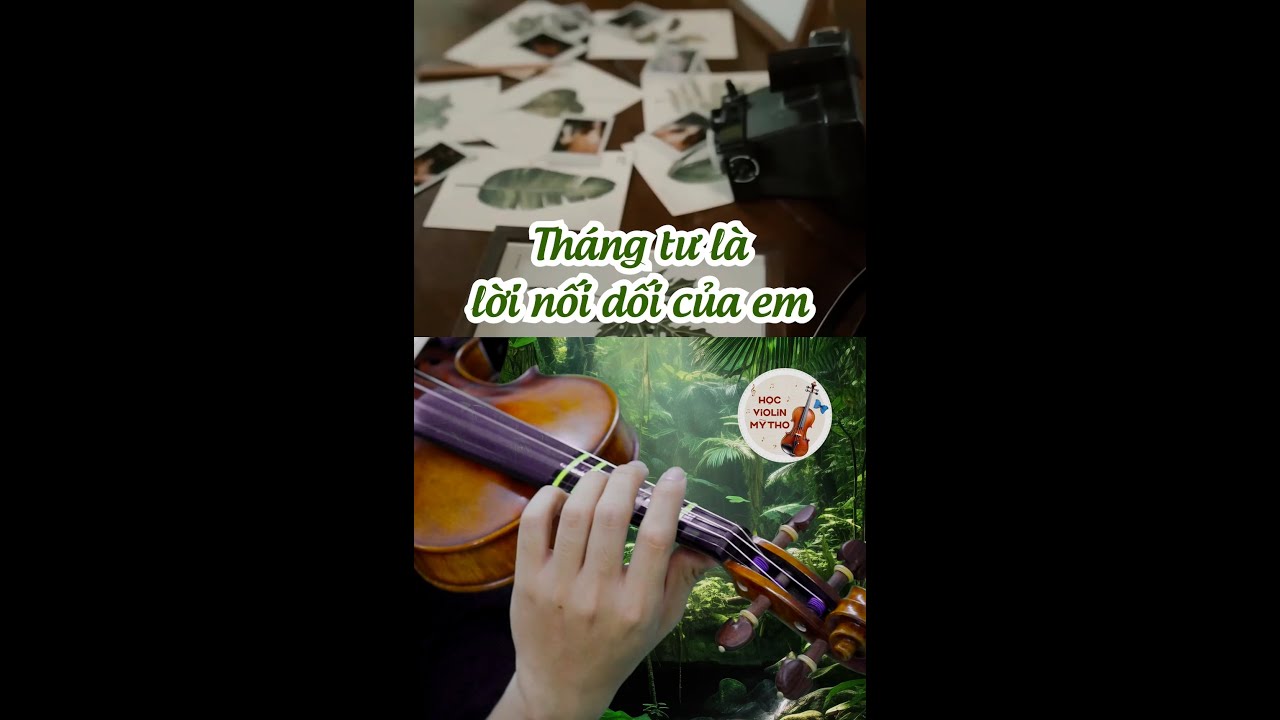 THÁNG TƯ LÀ LỜI NÓI DỐI CỦA EM VIOLIN #violin #cover - YouTube