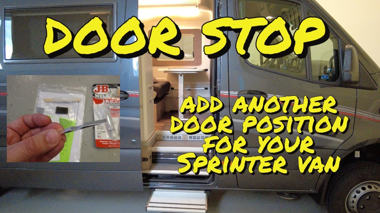 Door stop for Mercedes Sprinter Van from Norton Fabrications - YouTube