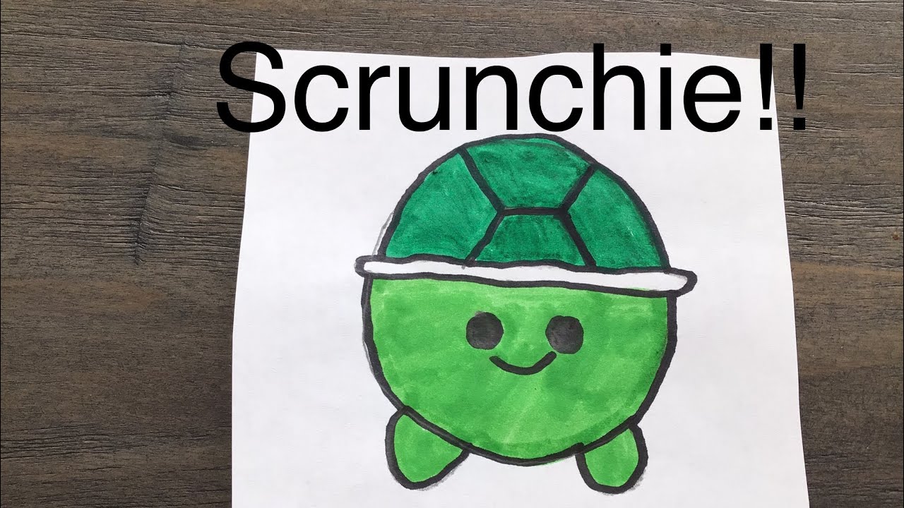 Drawing scrunchie from the ZHC - YouTube