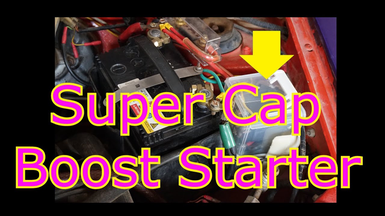 Super Cap Boost Starter - YouTube