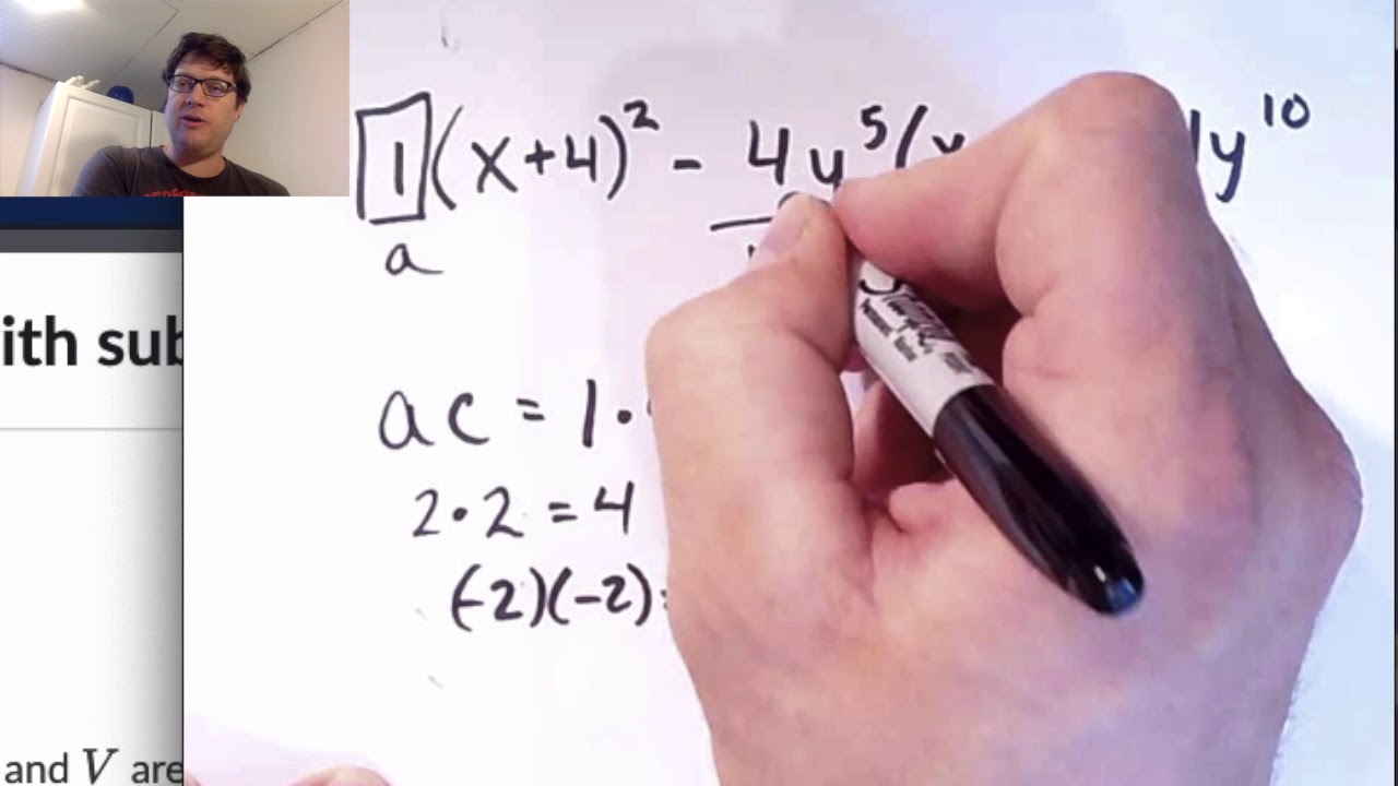 Factorization with Substitution - YouTube