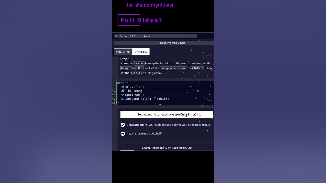 🌐 Responsive Web Design Preview 🌐 Quiz 🌐 10,11,12 🌐 #freecodecamp #html ... 🌐 Responsive Web Design Preview 🌐 Quiz 🌐 10,11,12 🌐 #freecodecamp #html ...